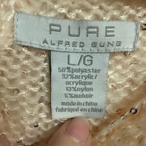 ALFRED SUNG | Sweaters | Pure Alfred Sung Size Large Long Sleeve Scoop ...